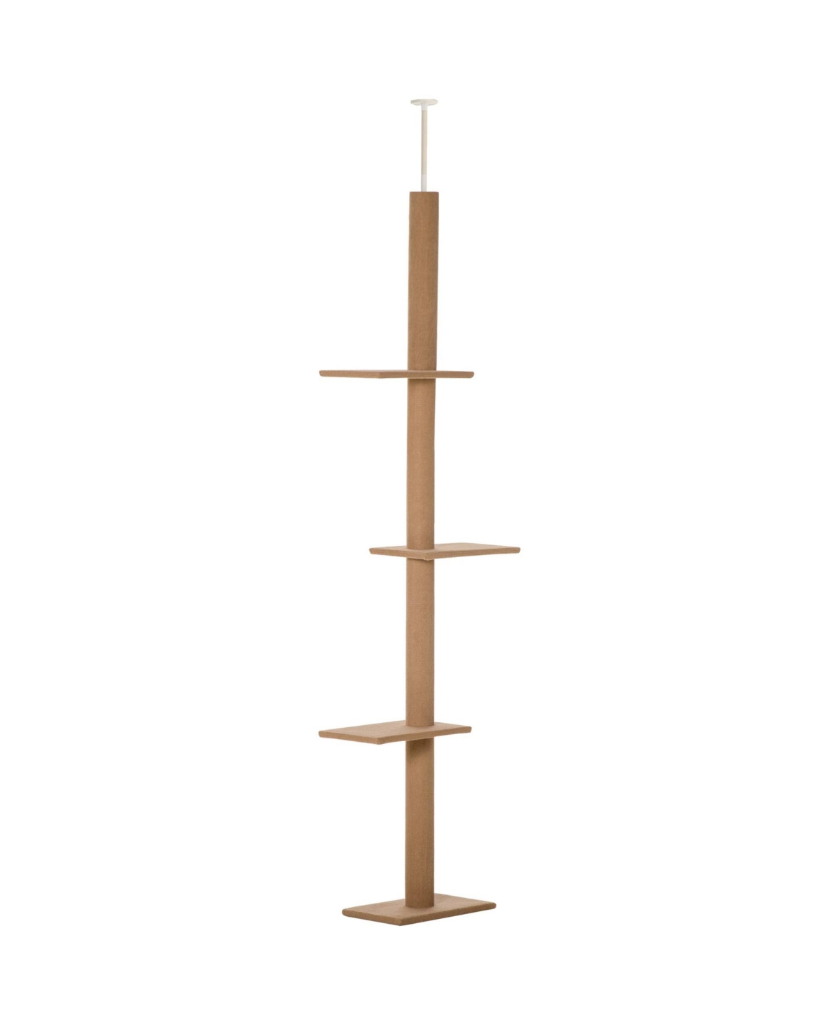 Click here for Zeus & Ruta Brown Floor-to-Ceiling Cat Tree with S... prices