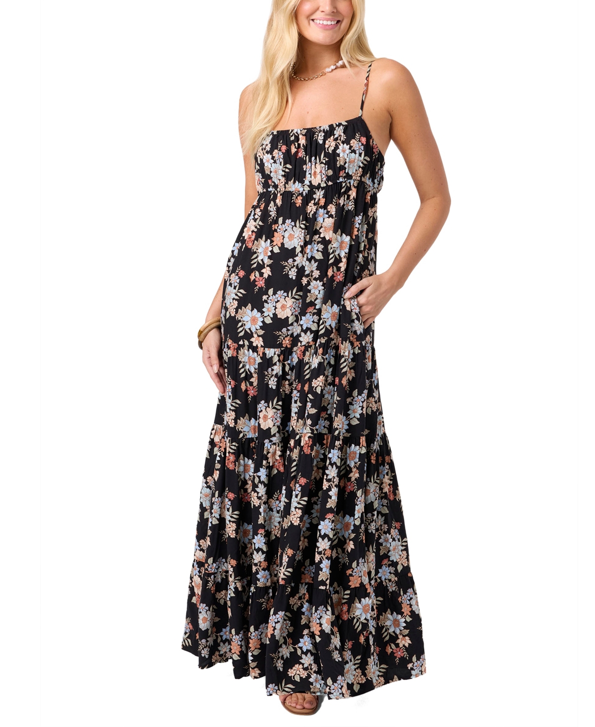 Click here for ONeill Womens Lillie Adjustable Strap Printed Maxi... prices