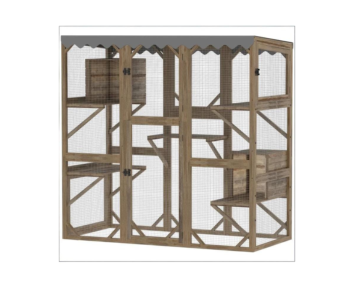 Click here for Zeus & Ruta Cat Enclosure Outdoor Cat Enclosure wi... prices