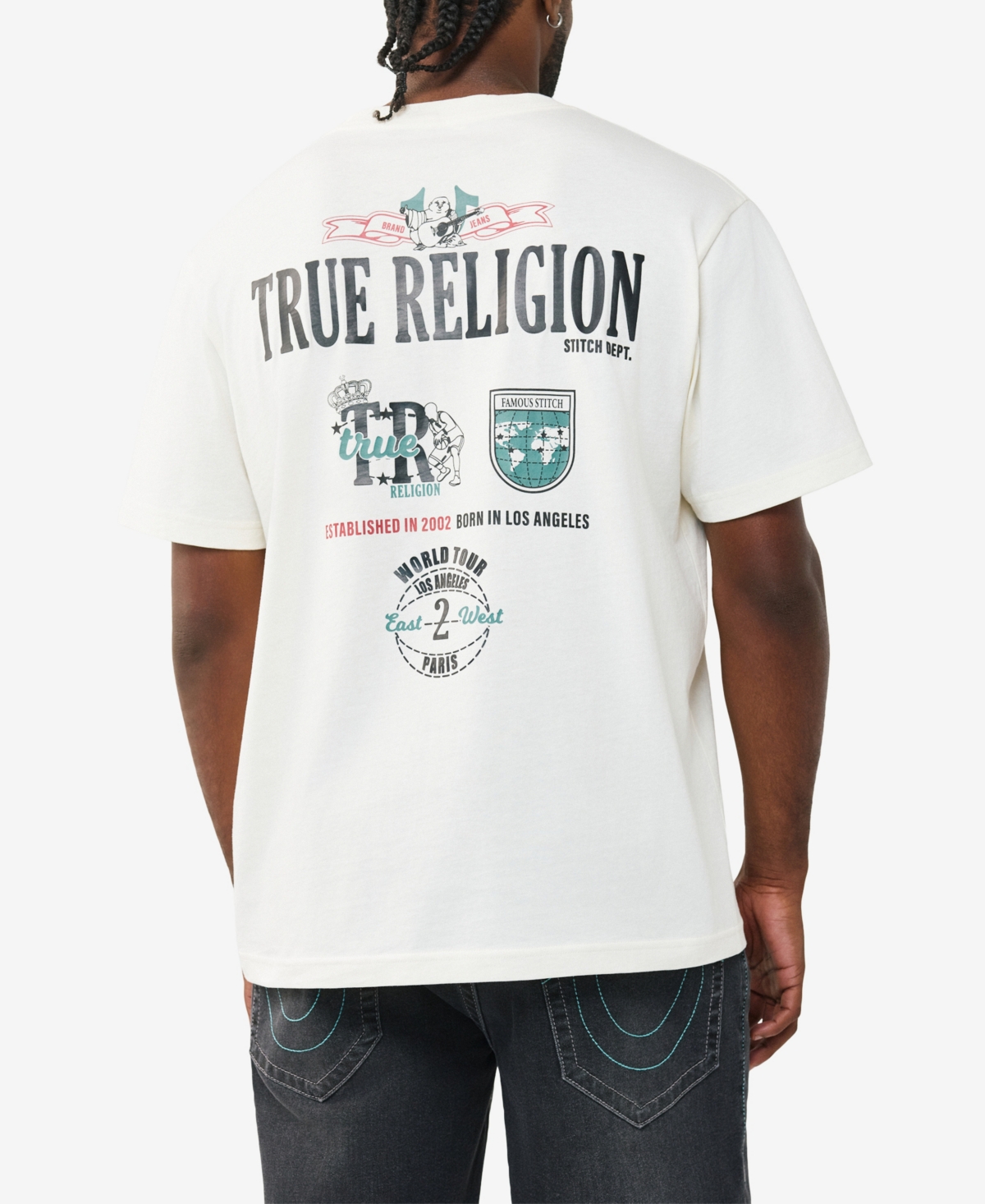 Click here for True Religion Mens Sport Logo T-Shirt - Winter Whi... prices