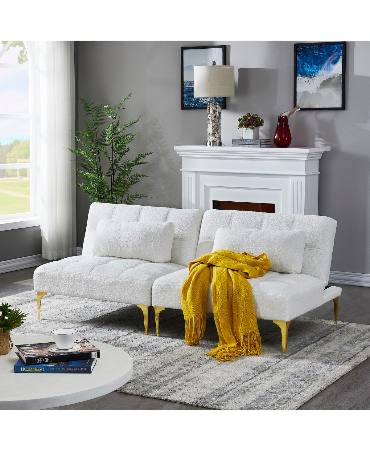 Click here for Streamdale Furniture Convertible sofa bed futon wi... prices