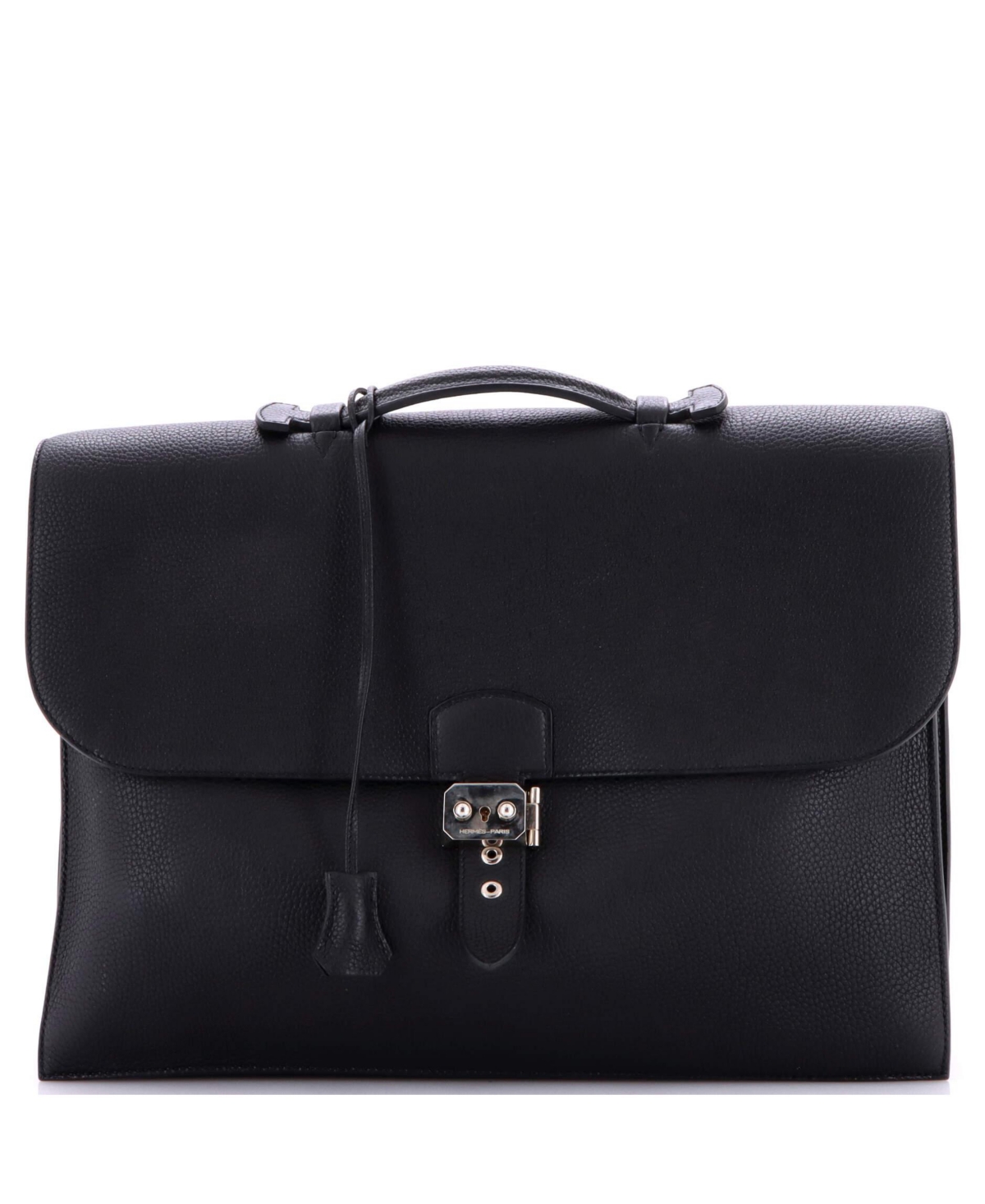 Click here for Pre-Owned HERMES 41 Sac a Depeches Bag Togo - Blac... prices