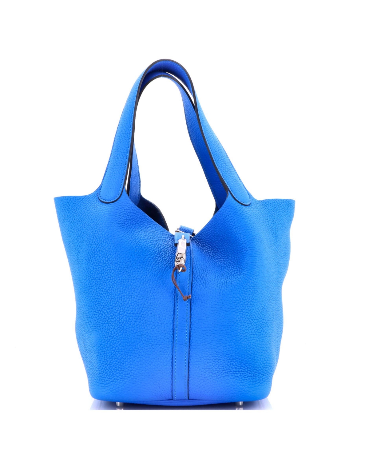 Click here for Pre-Owned HERMES Mm Picotin Lock Bag Clemence - Bl... prices