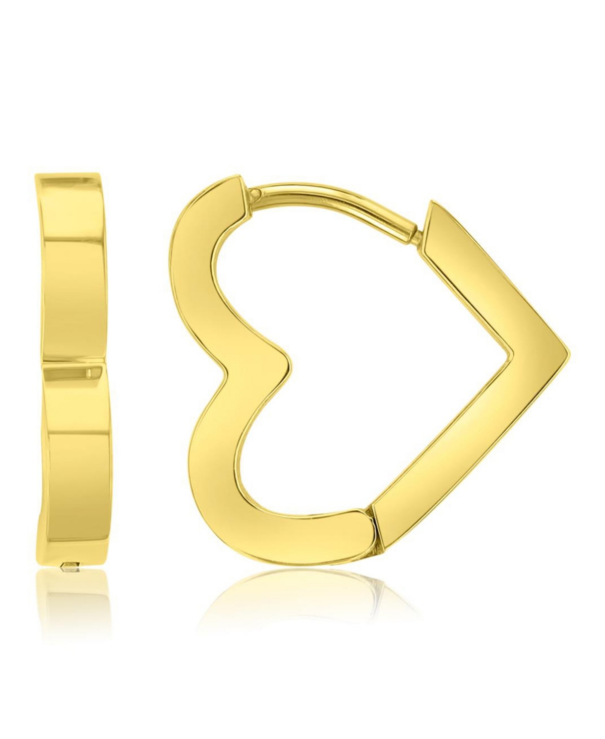 Click here for Roxy Waterproof Platinum 15mm Heart Huggie Earring... prices