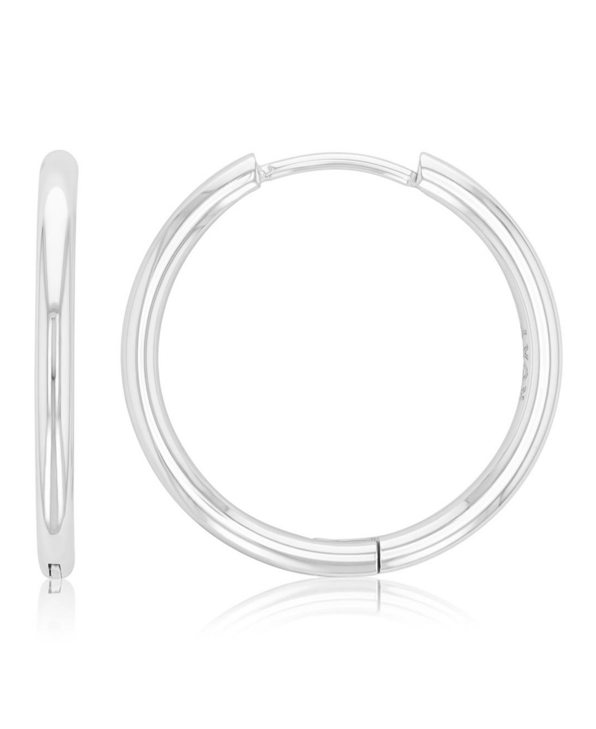 Click here for Roxy Waterproof Yellow 21mm Hoop Earrings - Platin... prices