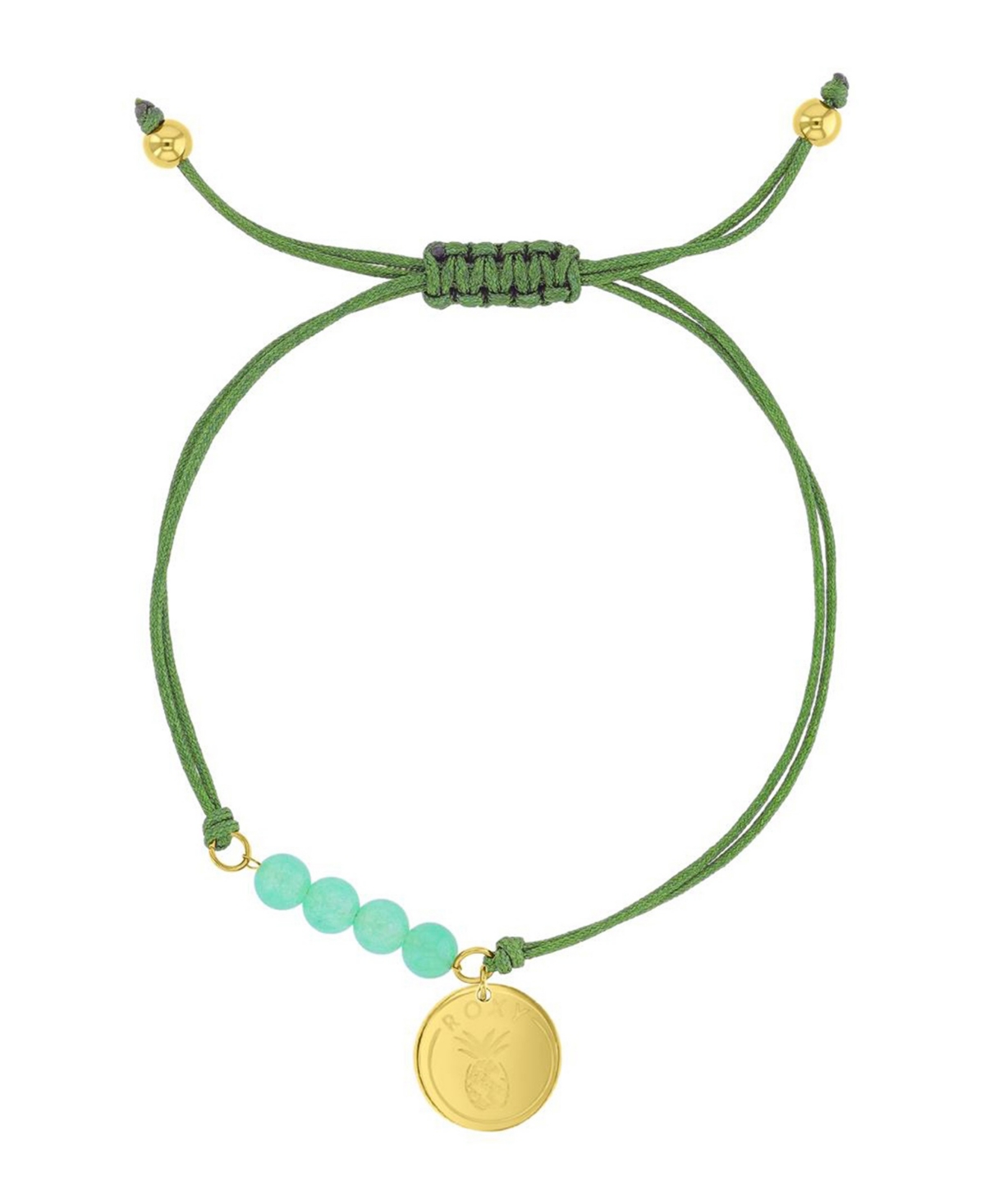 Click here for Roxy Waterproof Yellow Heart Pineapple Rd Charm Gr... prices