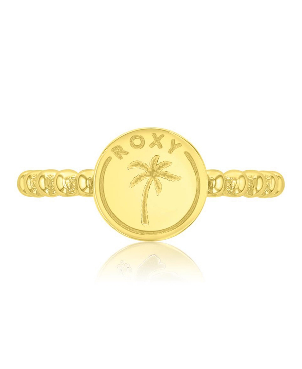 Click here for Roxy Waterproof Yellow Palm Tree Beads Ring - Gold prices