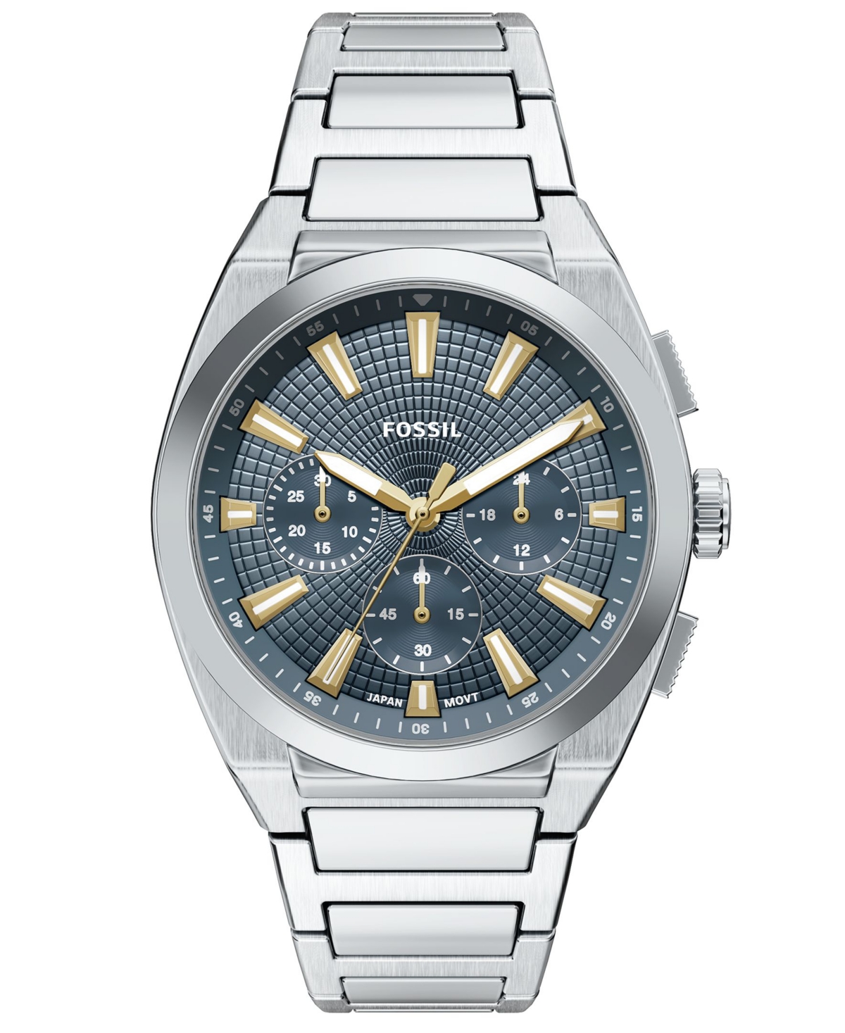 Click here for Fossil Mens Everett Chronograph Stainless Steel Wa... prices