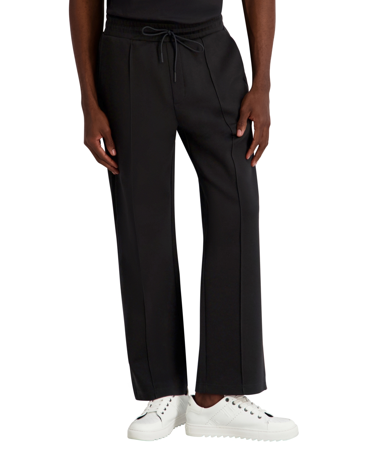 Click here for Karl Lagerfeld Paris Mens Open Leg Track Pants - B... prices