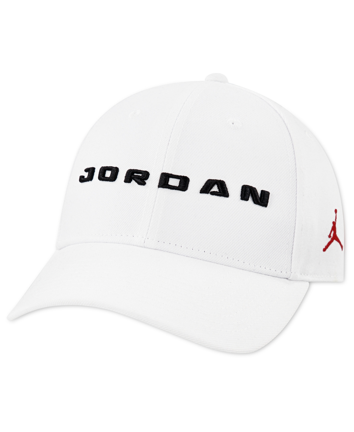 Click here for Jordan Boys 8-20 Structured Strap Back Cap - White prices