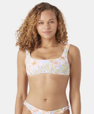 Click here for Roxy Juniors Tropical Square Neck Bralette Top Bot... prices
