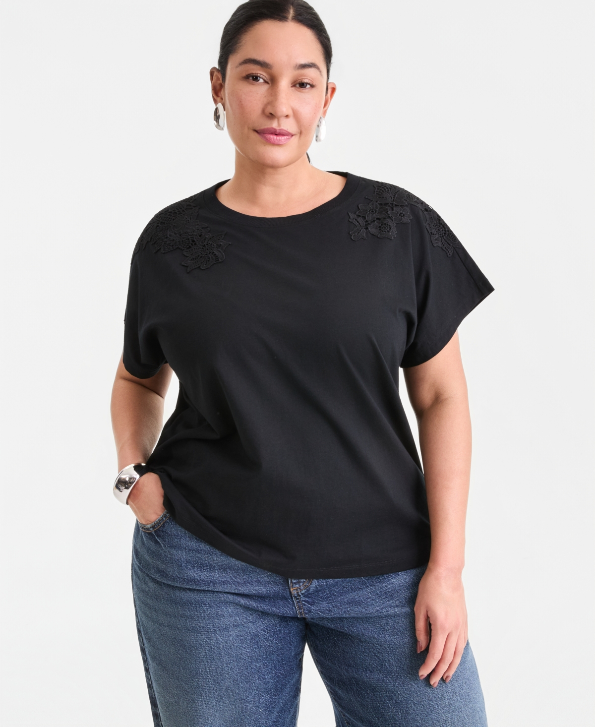 Click here for I.n.c. International Concepts Plus Size Short-Slee... prices