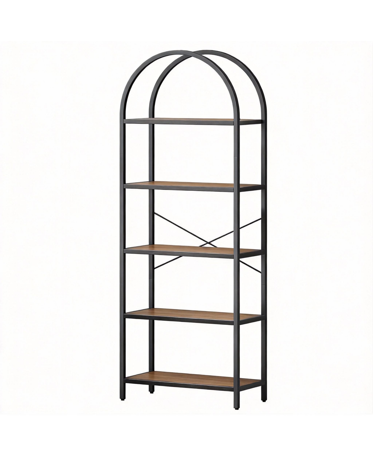 Click here for Yigii 5 Tier Arched Bookshelf - Modern Design  Stu... prices