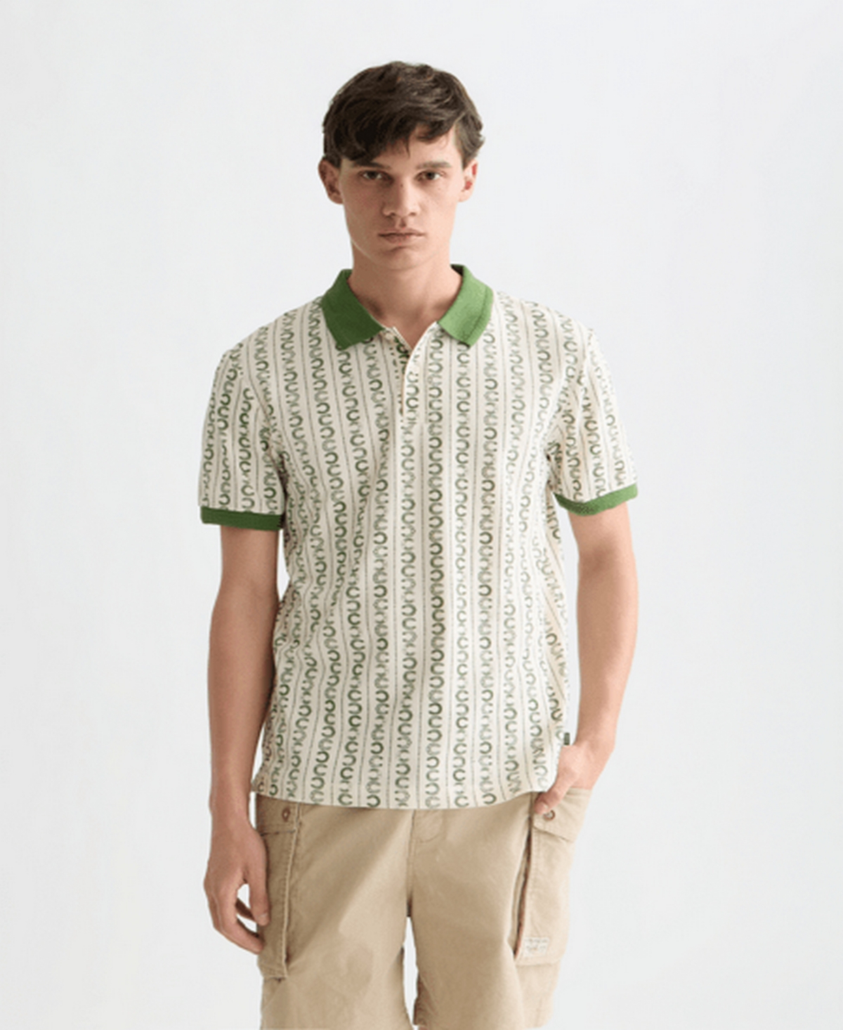 Click here for Scotch & Soda Mens Micro-Printed Regular-Fit Polo... prices