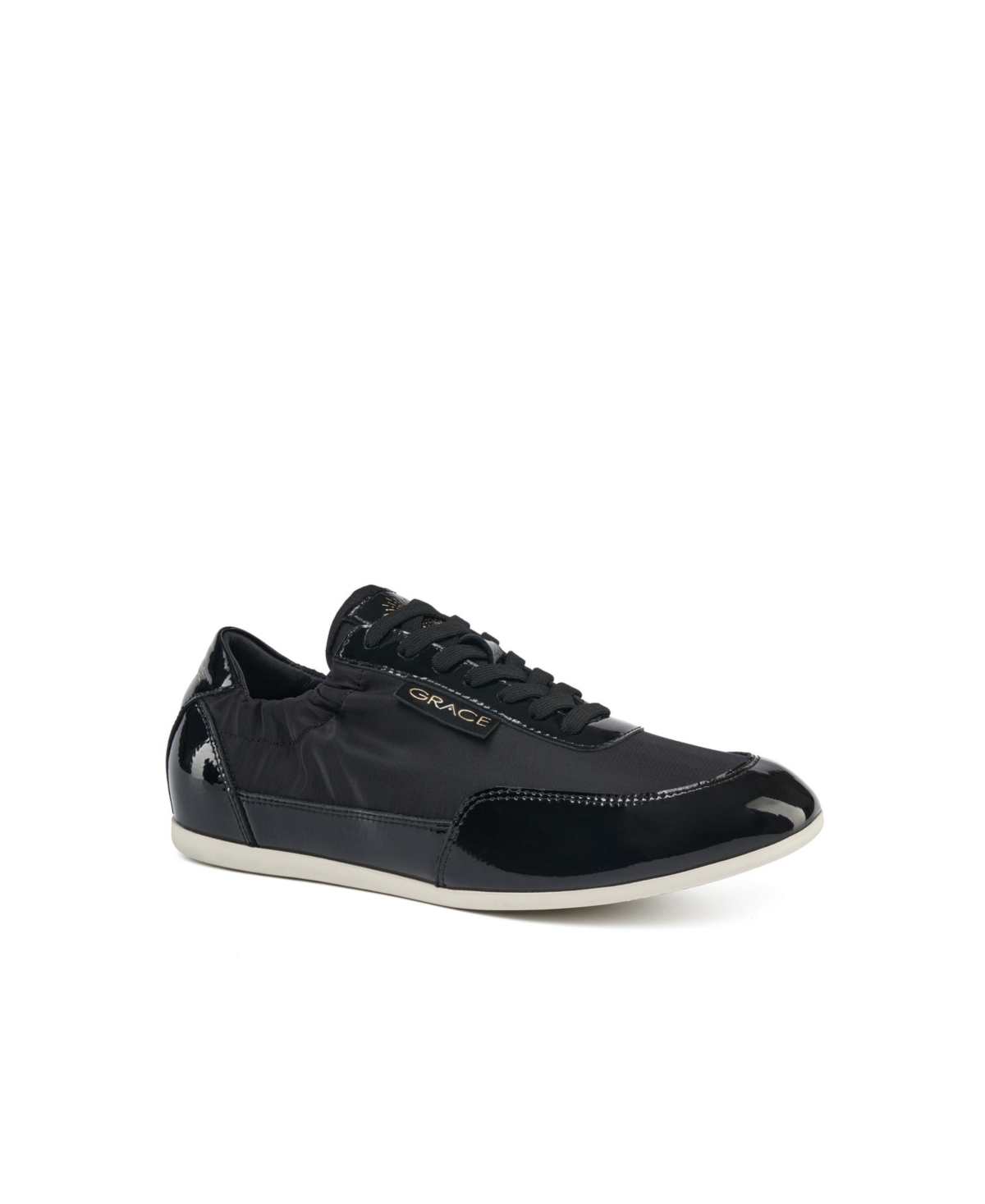Click here for Grace Footwear Womens Grace Pamela Sneaker - Black prices