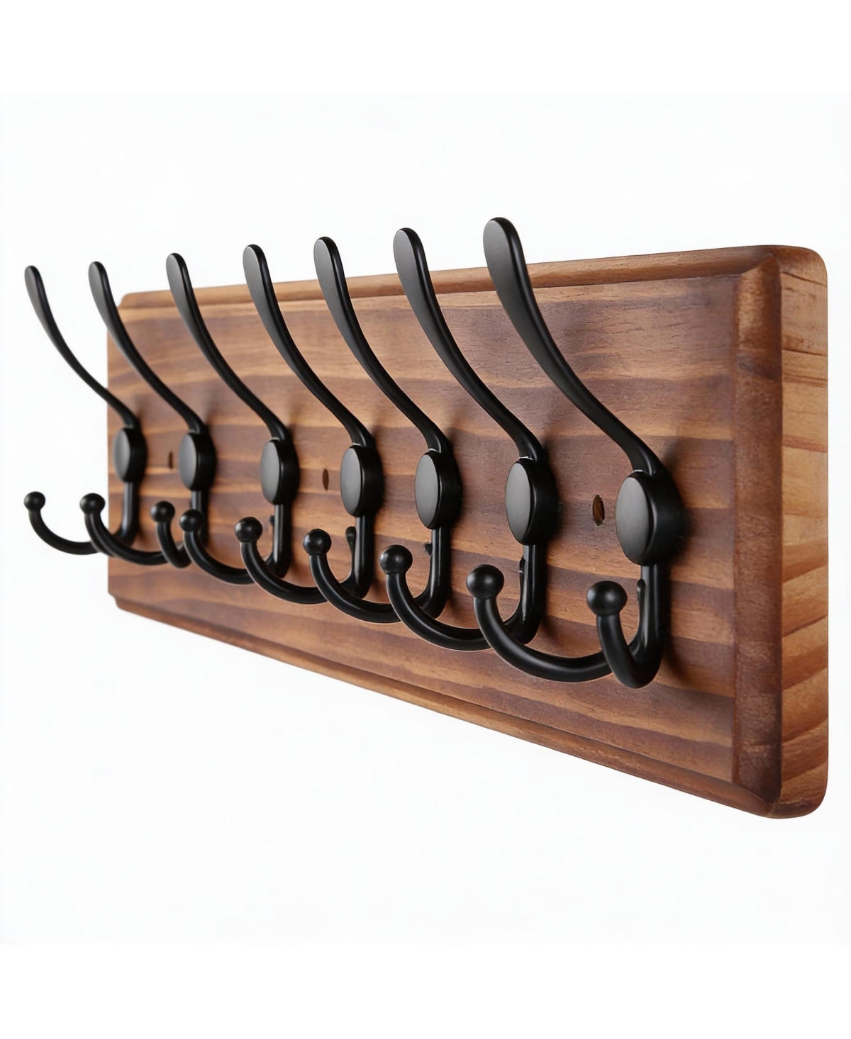 Click here for Yigii Wooden Wall Coat Rack with 8 Hooks for Coats... prices
