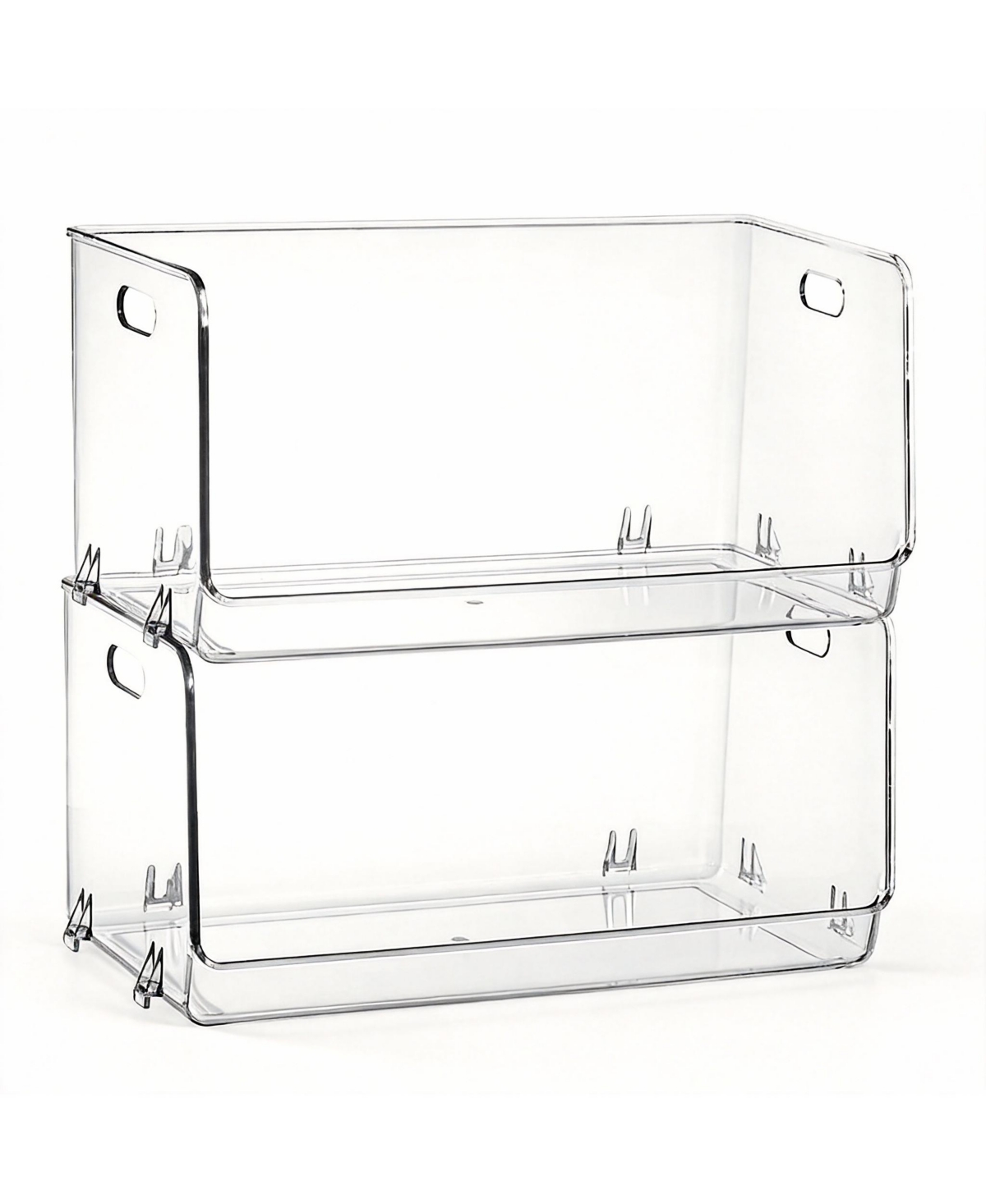 Click here for Yigii 2 Pack Stackable Clear Storage Bins for Kitc... prices