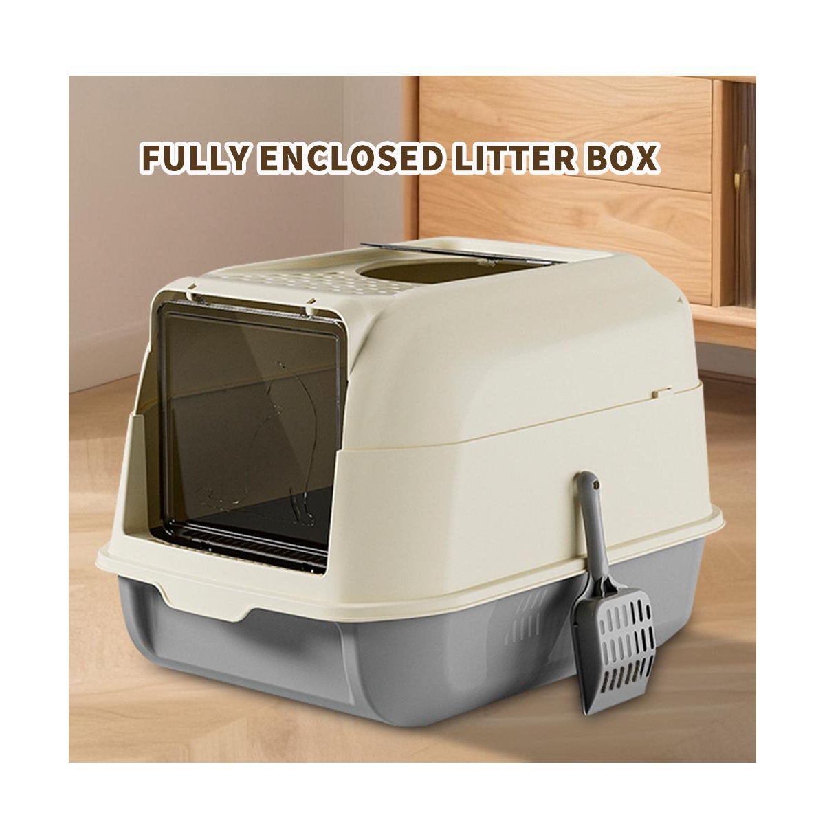 Click here for Aostirmotor Double-Door Cat Litter Box  Easy In &... prices