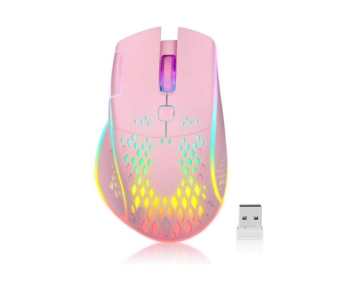 Click here for Risokeys Wireless Gaming Mouse with Rgb Lights - A... prices