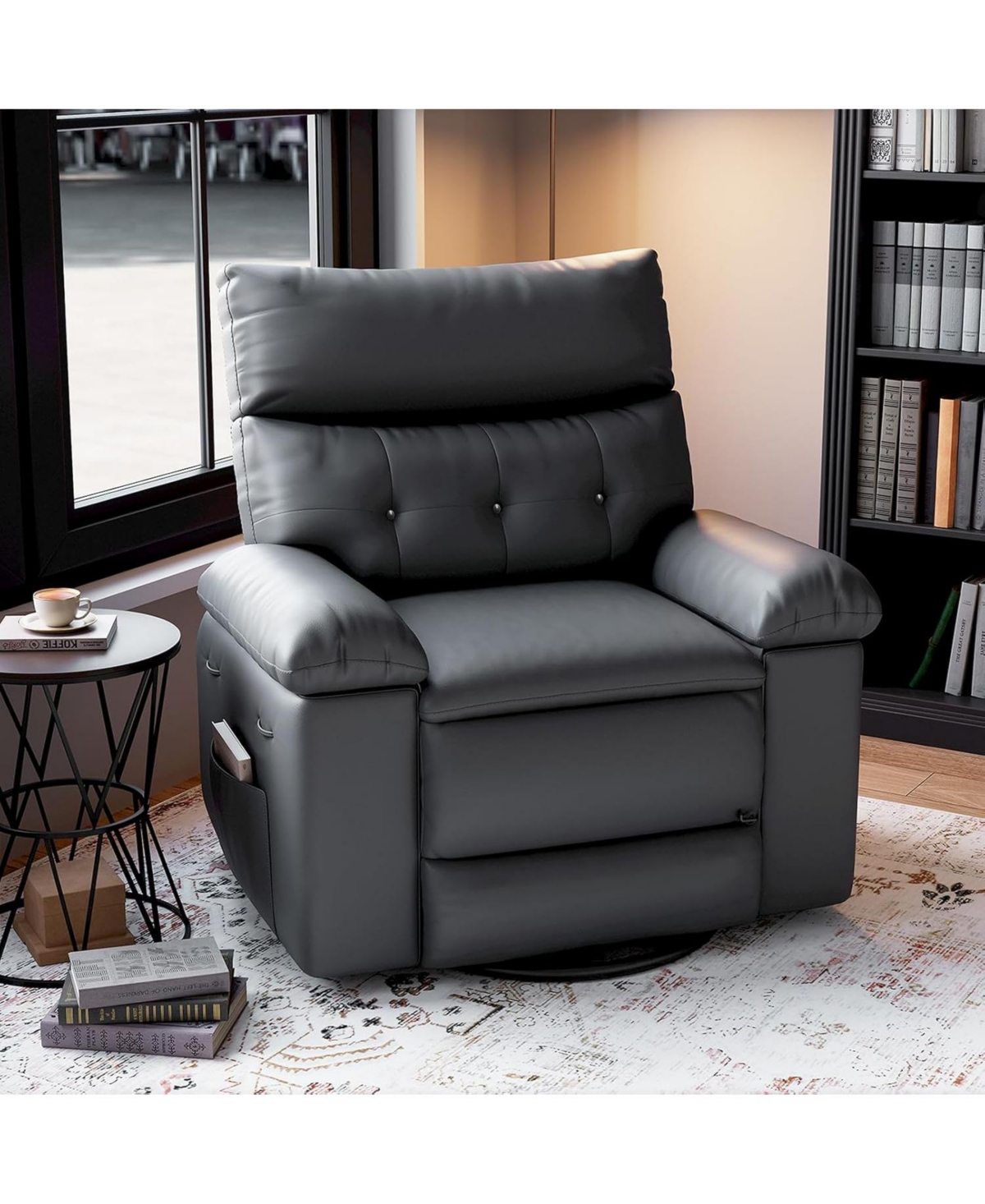 Click here for gaomon Swivel Recliner Chair with Massage and Heat... prices