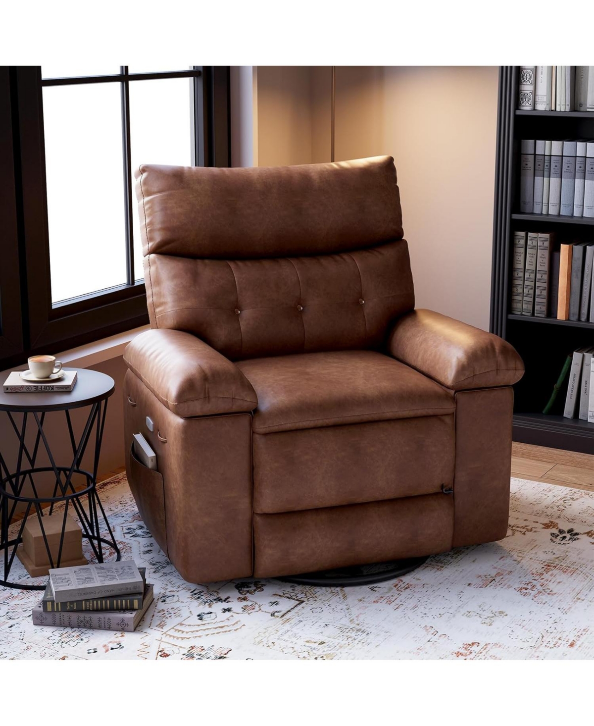 Click here for gaomon Swivel Recliner Chair with Massage and Heat... prices