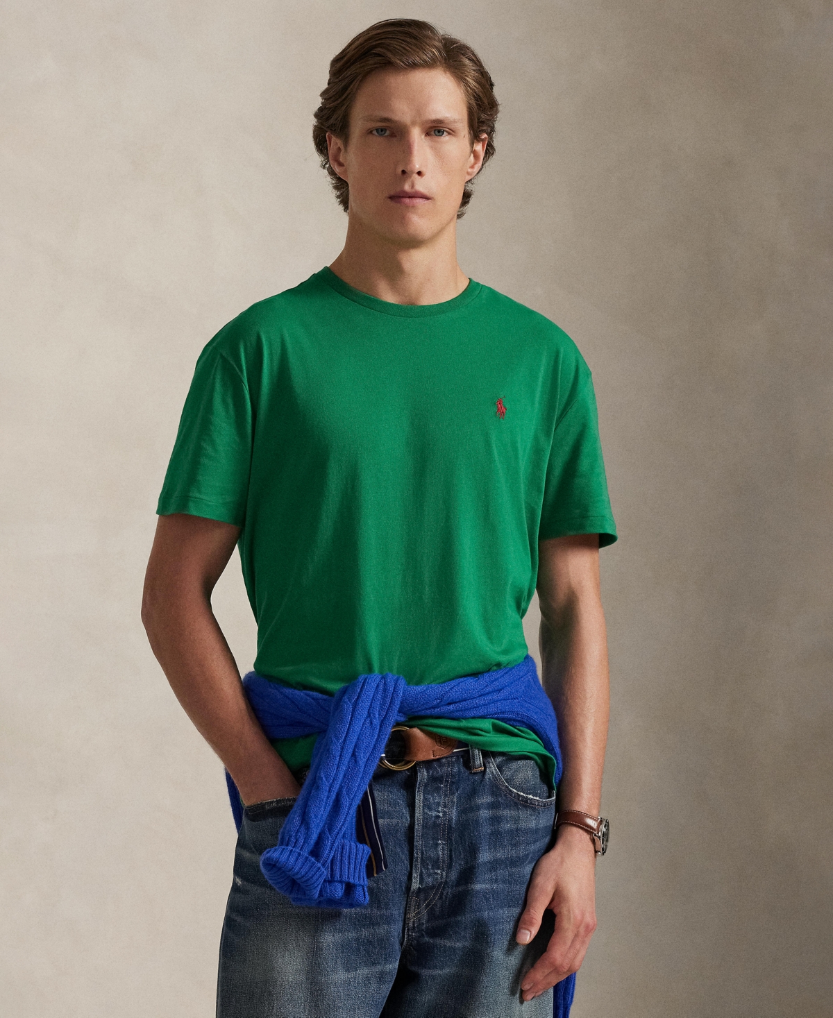 Click here for Polo Ralph Lauren Mens Classic Fit Crew Neck T-Shi... prices
