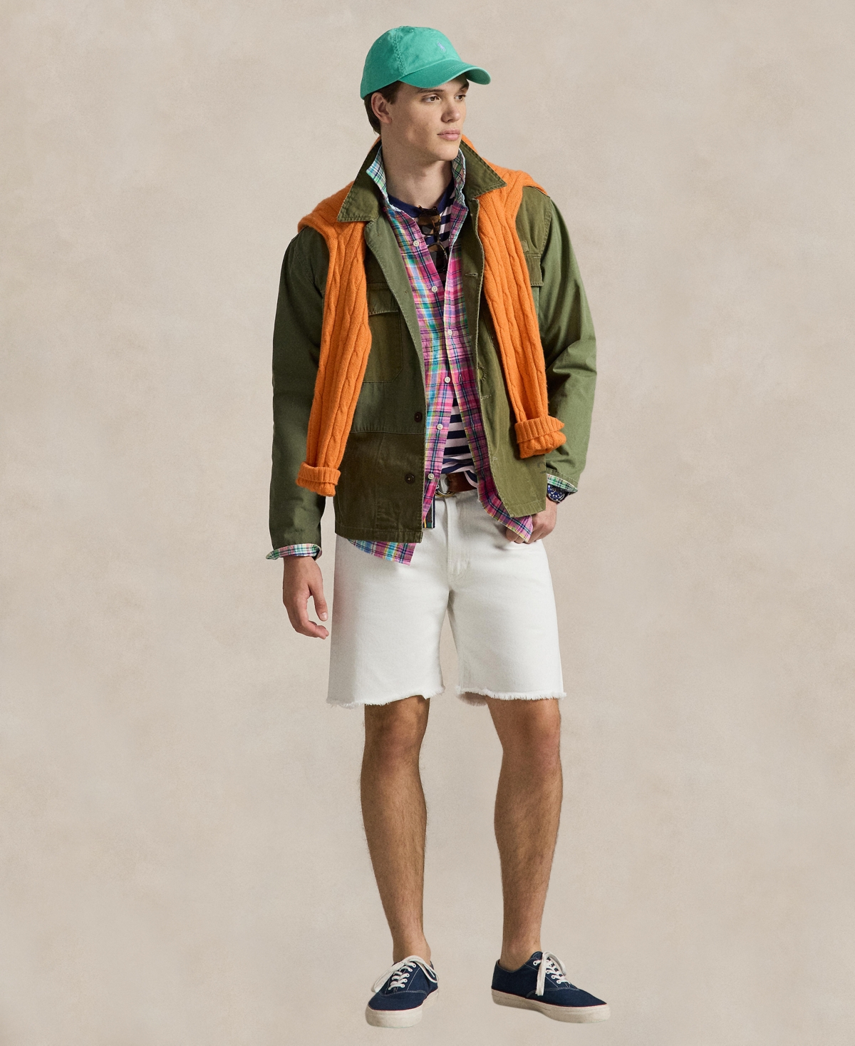 Click here for Polo Ralph Lauren Mens Vintage Straight-Fit Shorts... prices