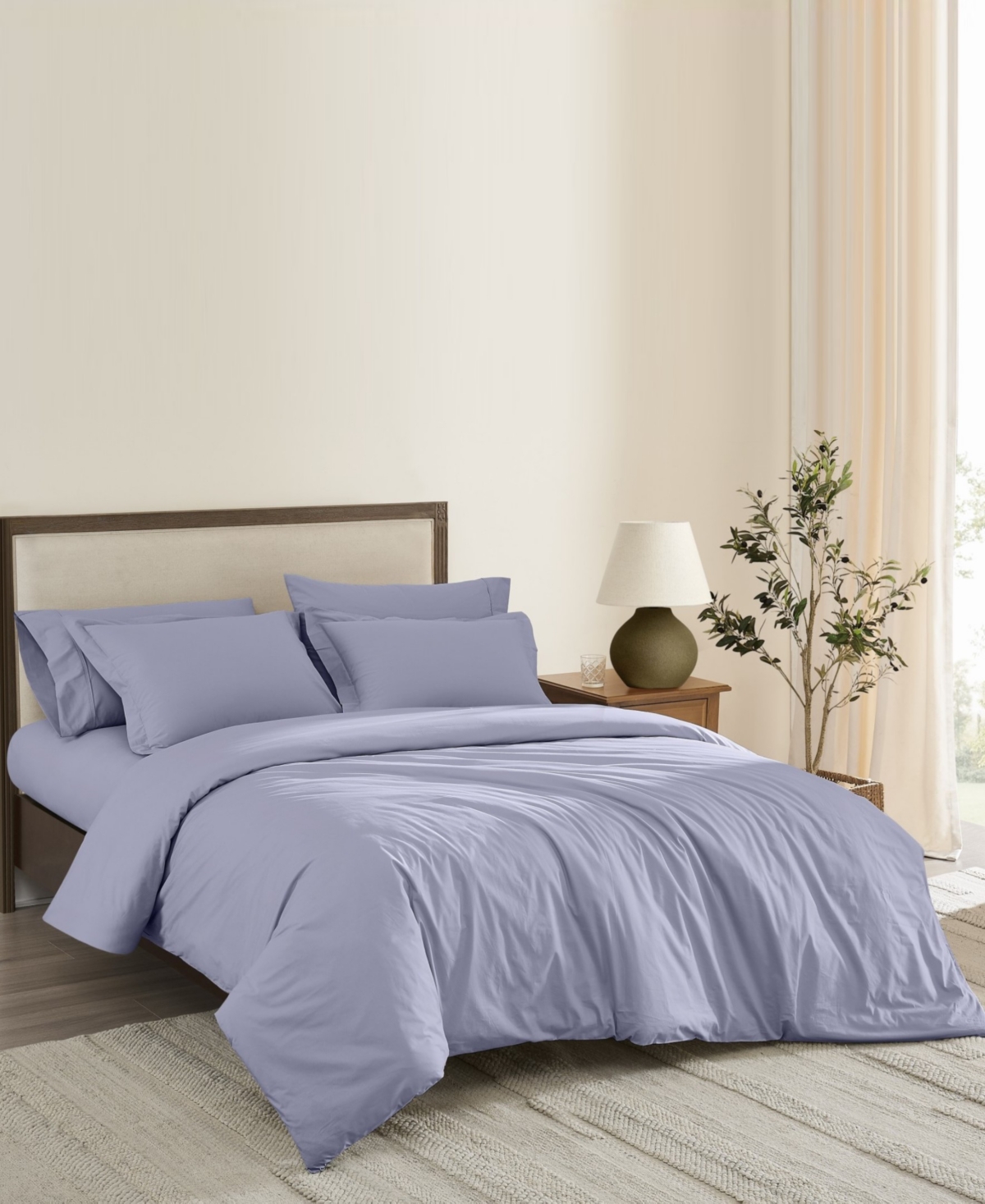 Click here for Brooklyn Loom Solid Cotton Percale 3-Pc. Duvet Cov... prices