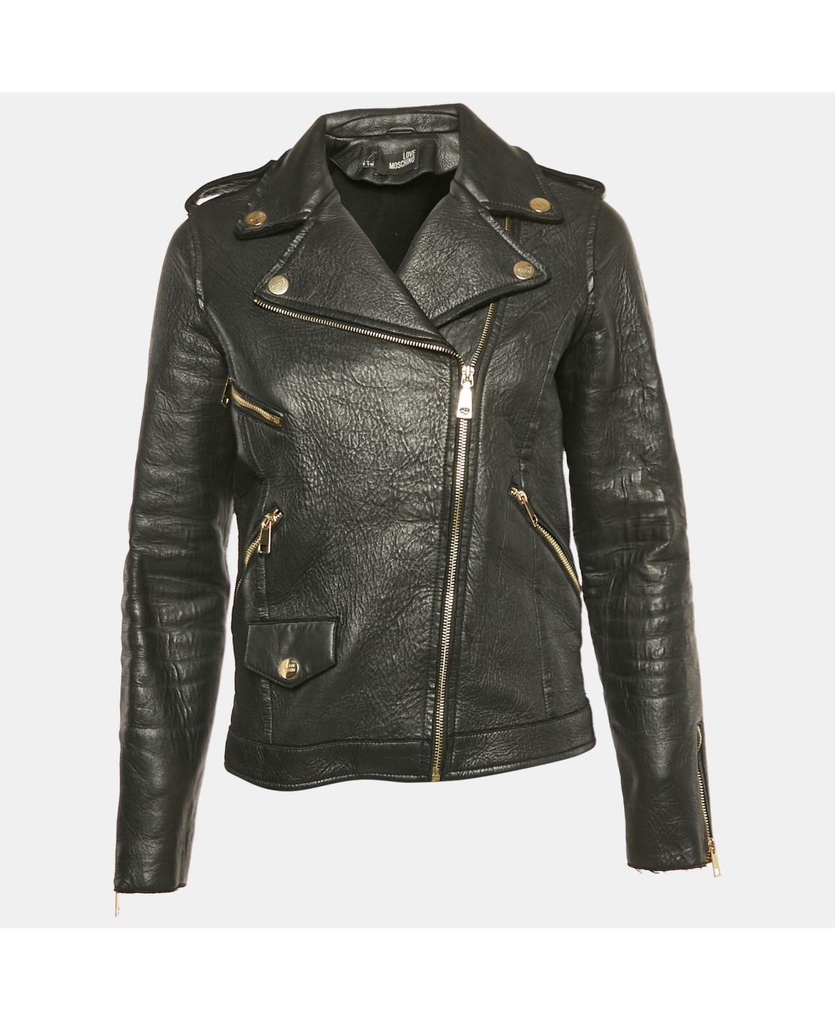 Click here for Pre-Owned Love Moschino Womens Black Spider Web Pr... prices