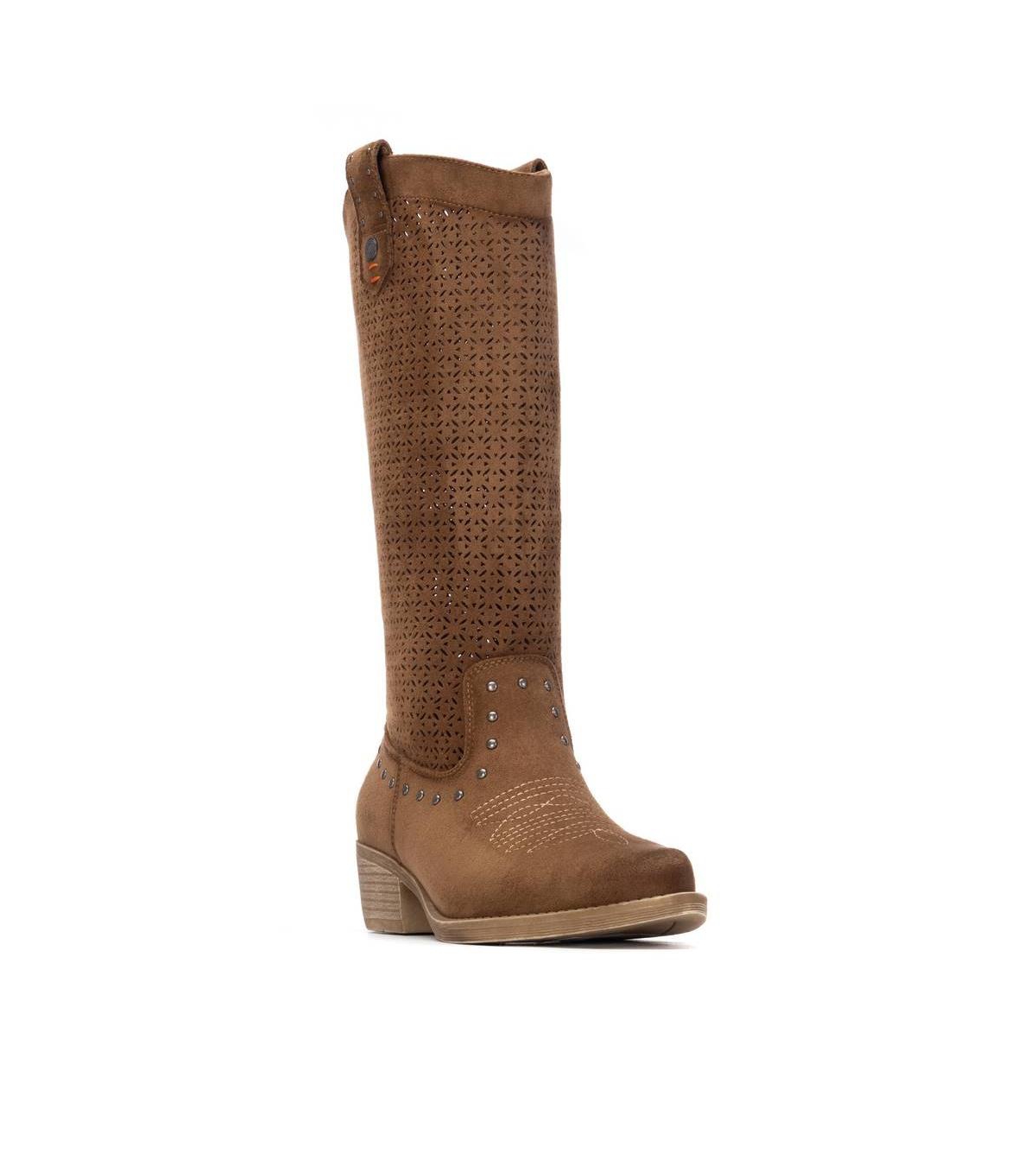 Click here for Xti Refresh Collection Womens Block Heel Suede Boo... prices