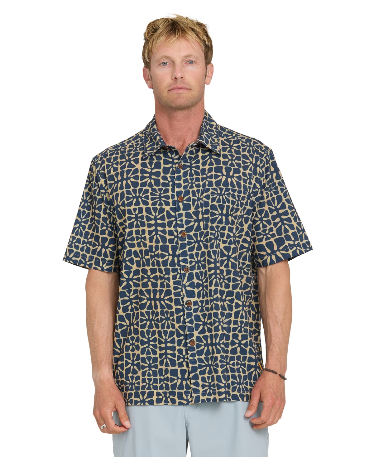 Click here for Quiksilver Waterman Mens Coral Sea Short-Sleeve Sh... prices