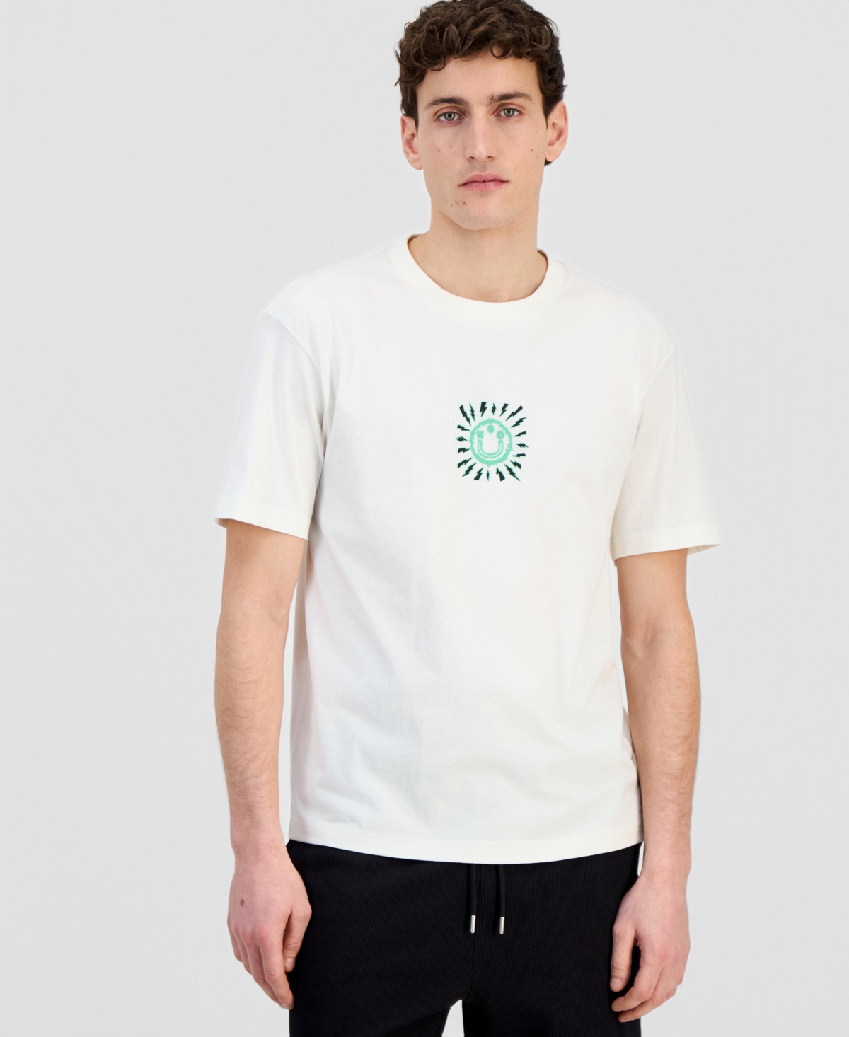 Click here for Hugo Boss Mens Cotton Logo Crewneck T-Shirt - Open... prices