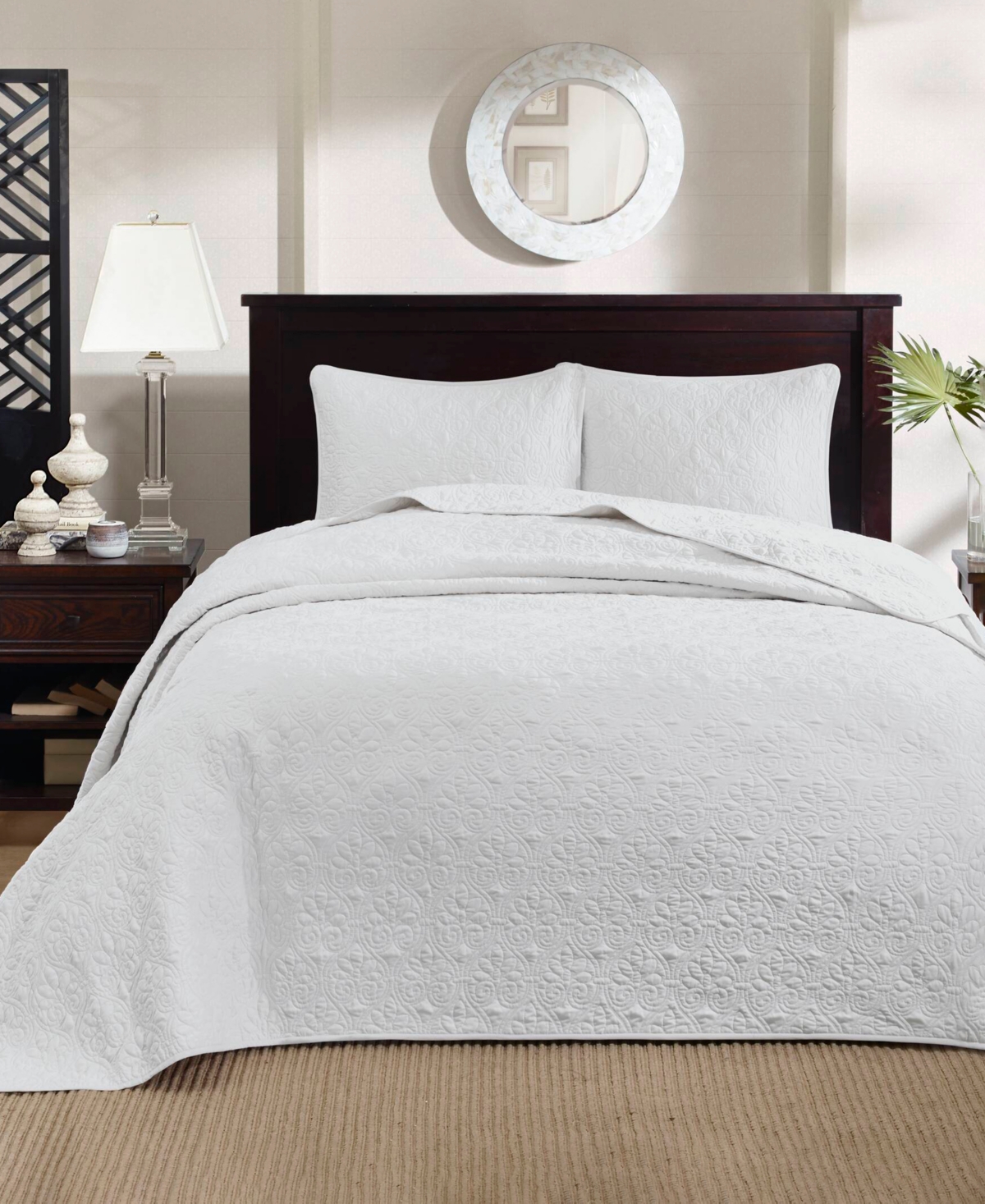 Click here for Madison Park Quebec Quilted 2-Pc. Bedspread Set  T... prices