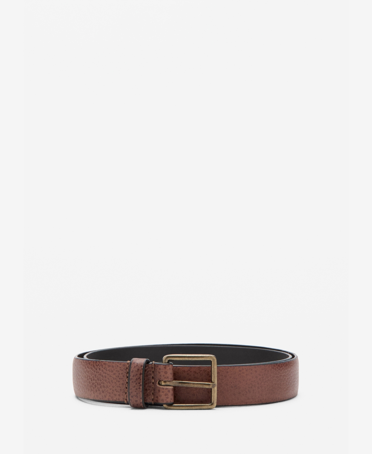 Click here for Mango Mens Pebbled Leather Belt - Leather prices