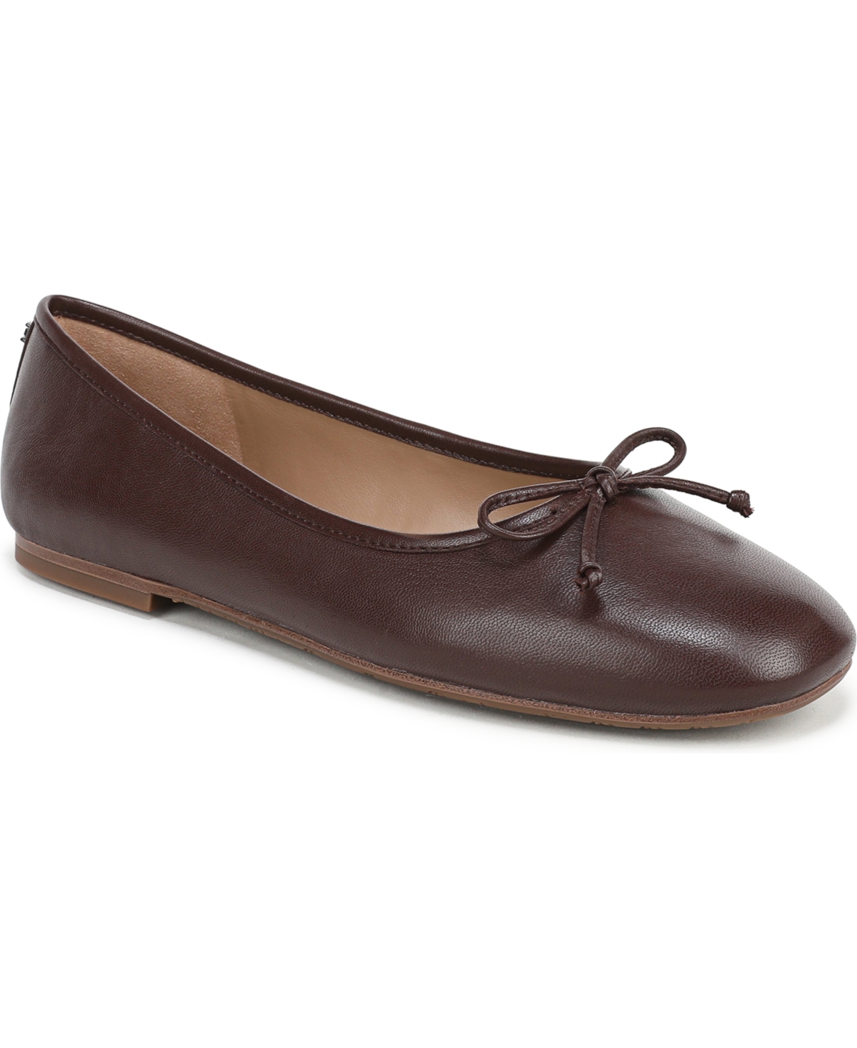 Sam Edelman Womens Alie Ballerina Flats - Spiced Pecan Leather