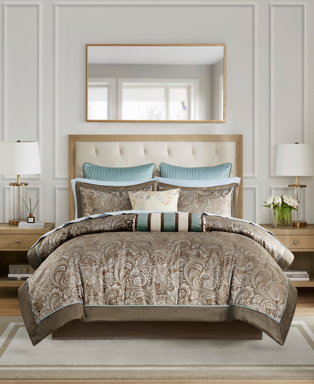 Click here for Madison Park Adeline 12-Pc. Comforter Set  Califor... prices