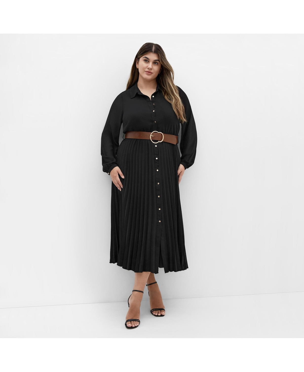 Click here for City Chic Womens Plus Size Honey Lane Dress - Blac... prices