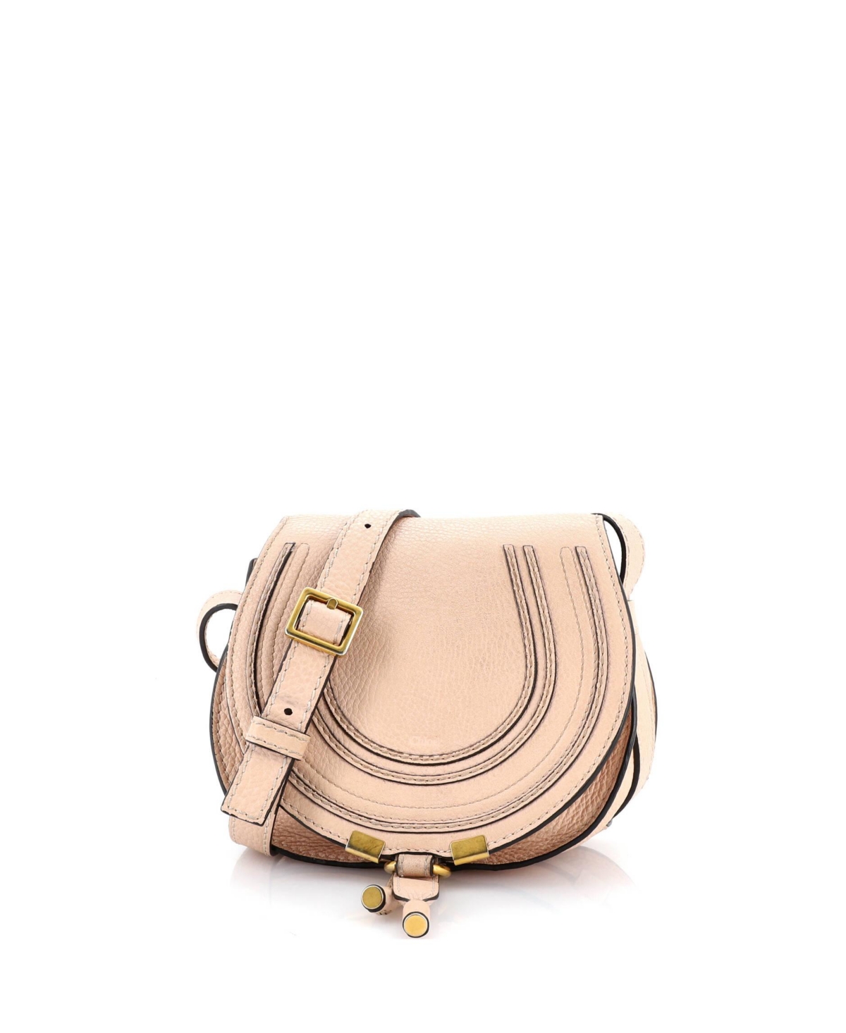 Click here for Pre-Owned Chloe Mini Marcie Crossbody Bag Leather... prices