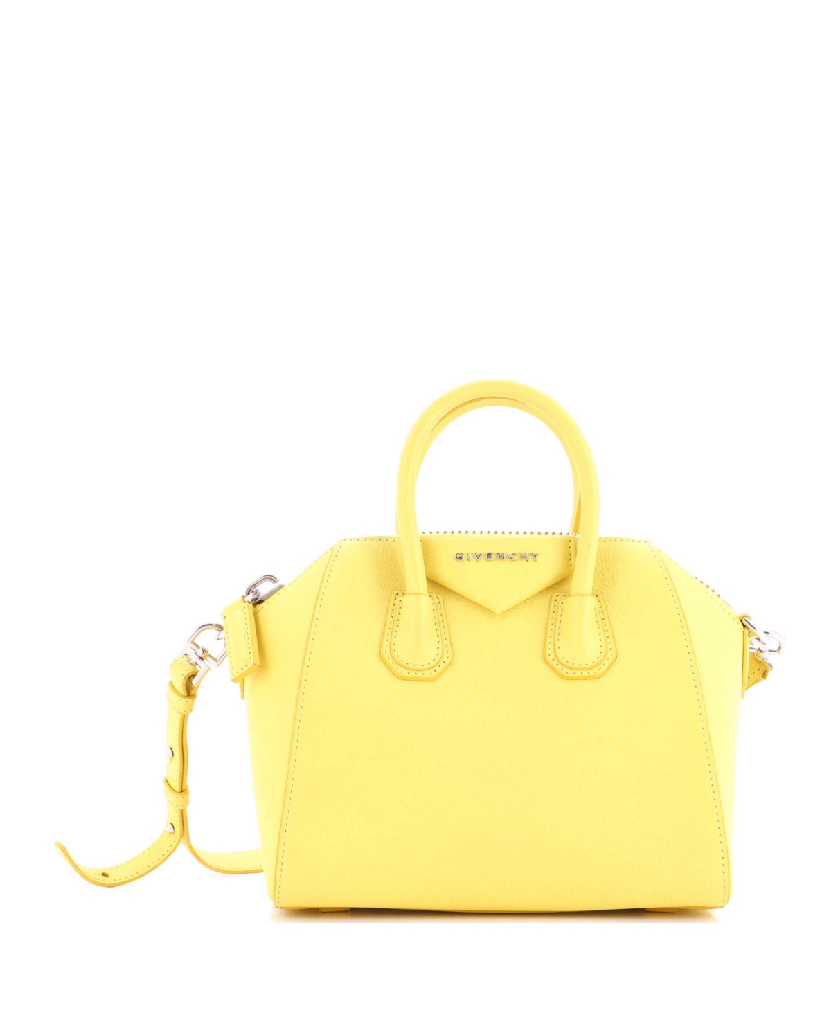 Click here for Pre-Owned Givenchy Mini Antigona Bag Leather - Yel... prices