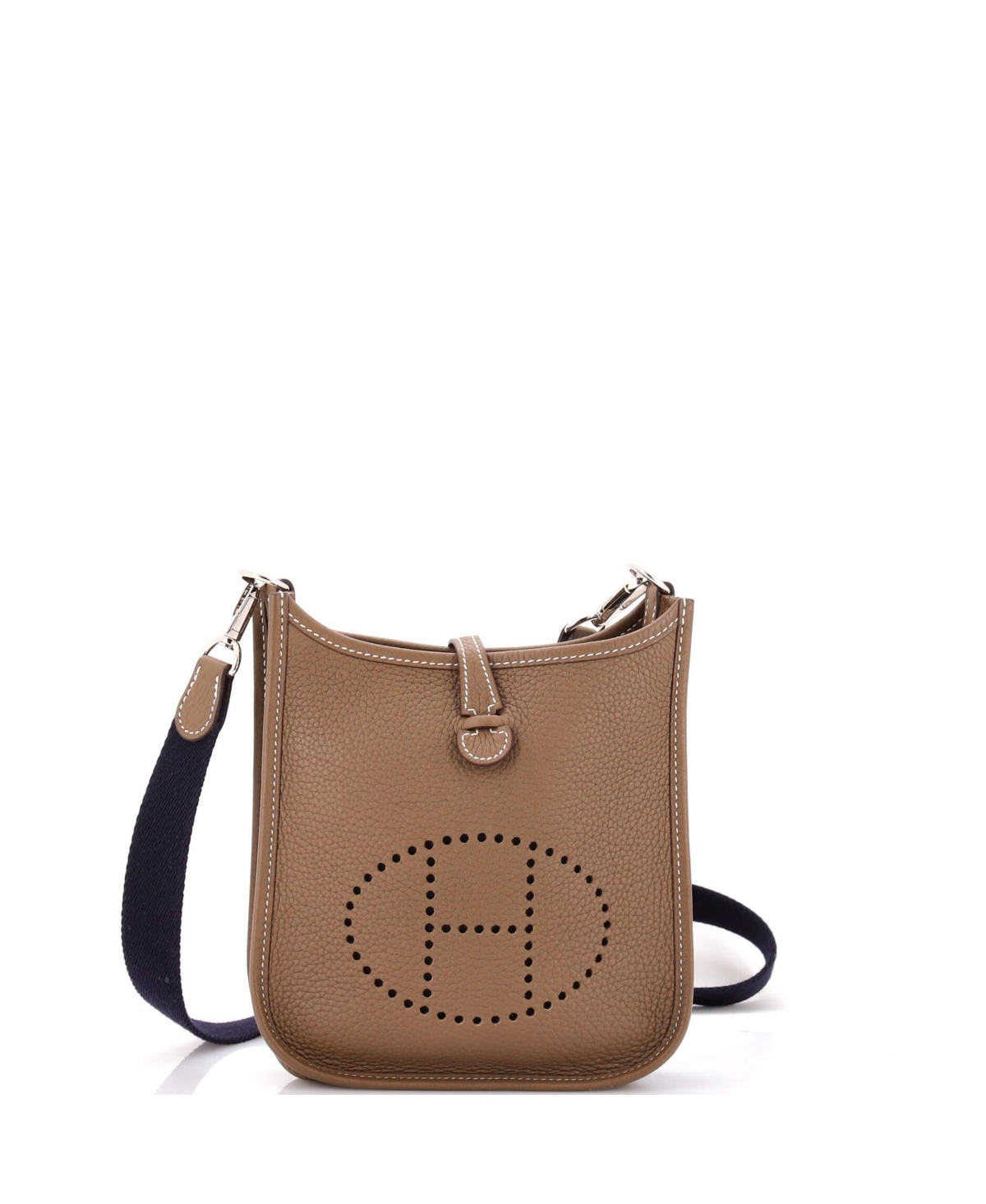 Click here for Pre-Owned HERMES Tpm Evelyne Bag Gen Iii Clemence... prices