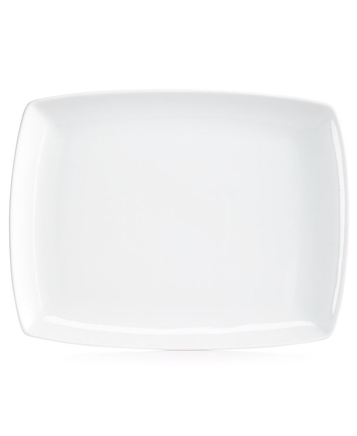 The Cellar Whiteware Collection 12" Soft Rectangular Platter, Created for Macy's - Macy's