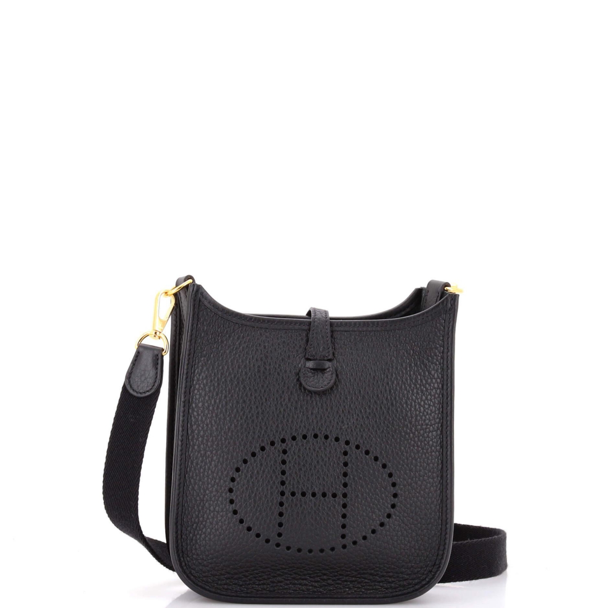 Click here for Pre-Owned HERMES Tpm Evelyne Bag Gen Iii Clemence... prices