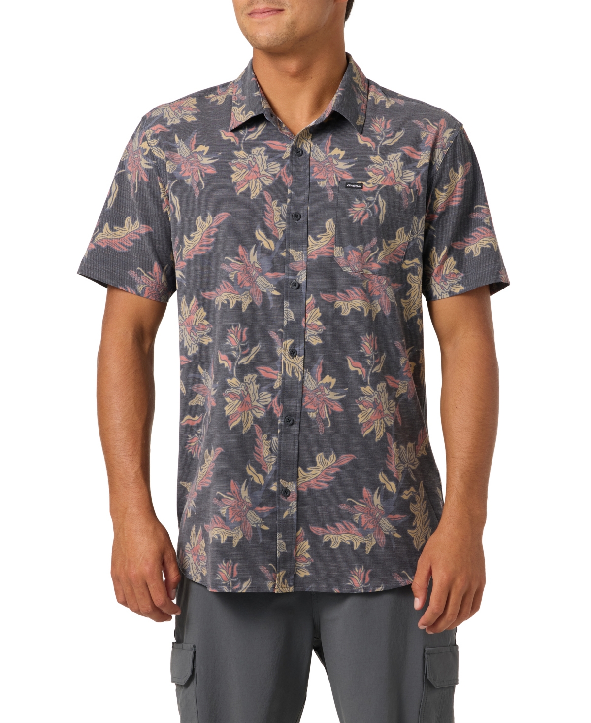Click here for ONeill Mens Printed Short-Sleeve Shirt - Black prices