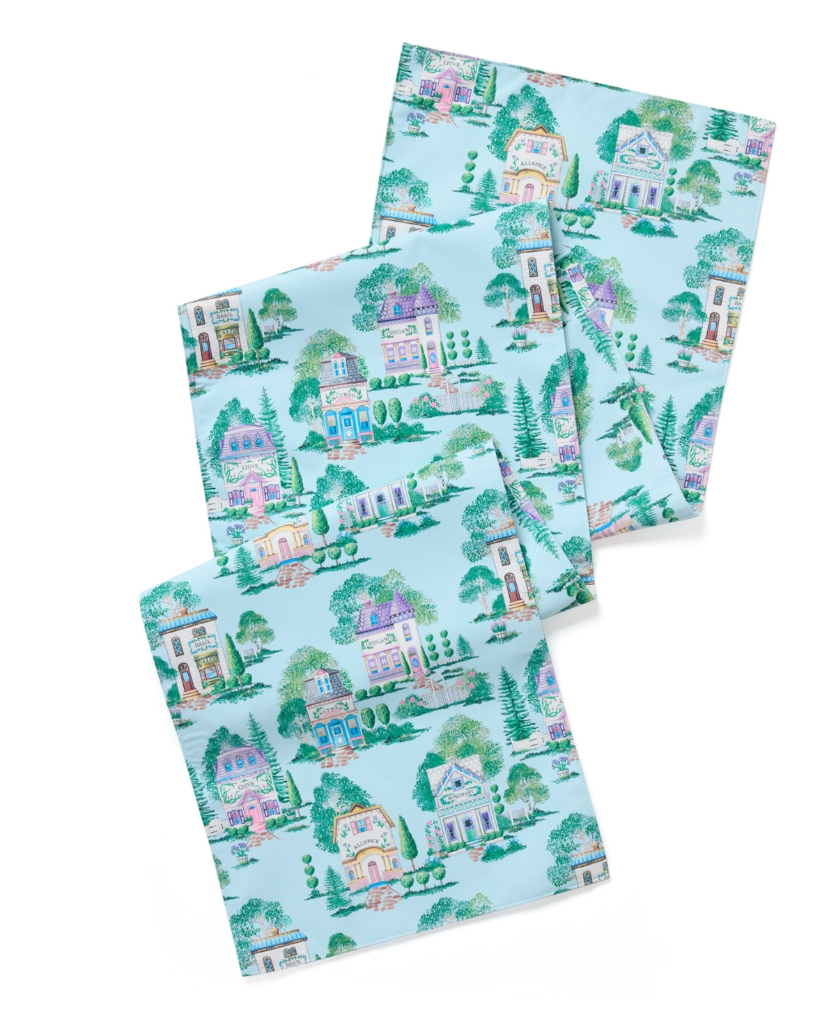 Click here for Lenox Spice Village Runner  14 x 70 - Blue prices