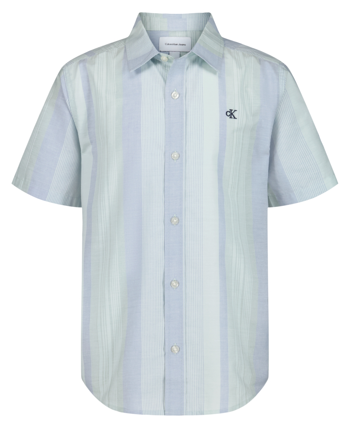 Click here for Calvin Klein Boys 8-20 Vertical Stripe Short-Sleev... prices