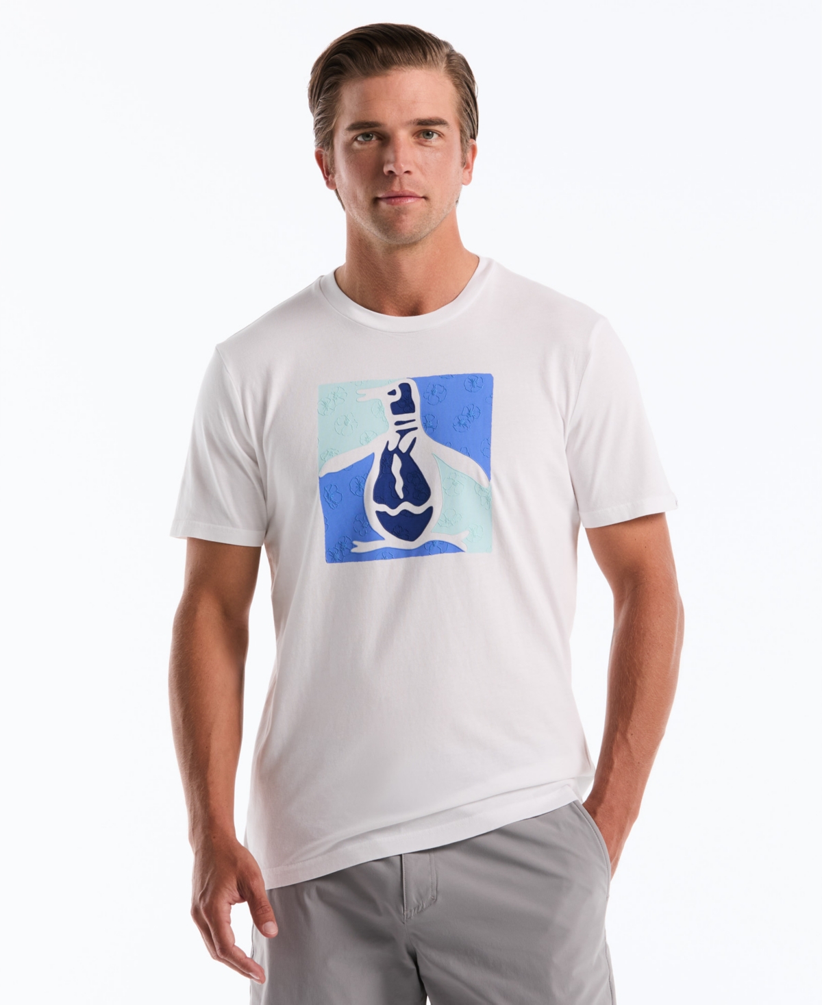 Click here for Original Penguin Mens Hd Floral Pete Print Tee - B... prices