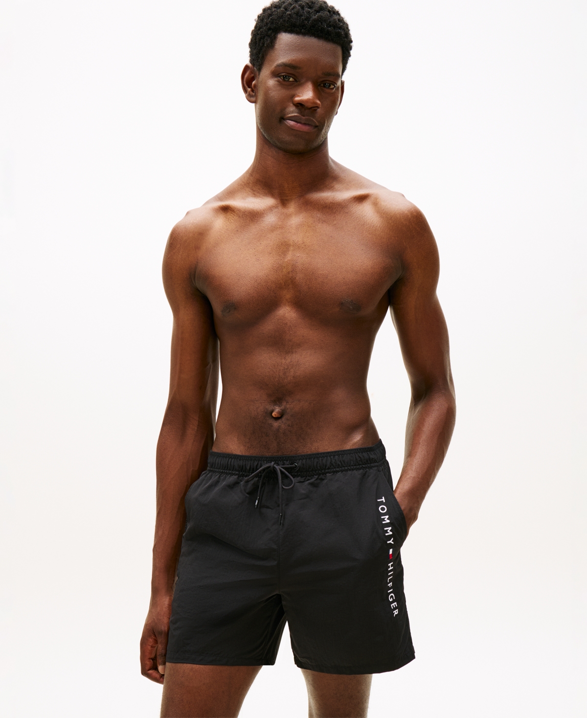 Click here for Tommy Hilfiger Mens Medium Drawstring Zip Pocket 5... prices