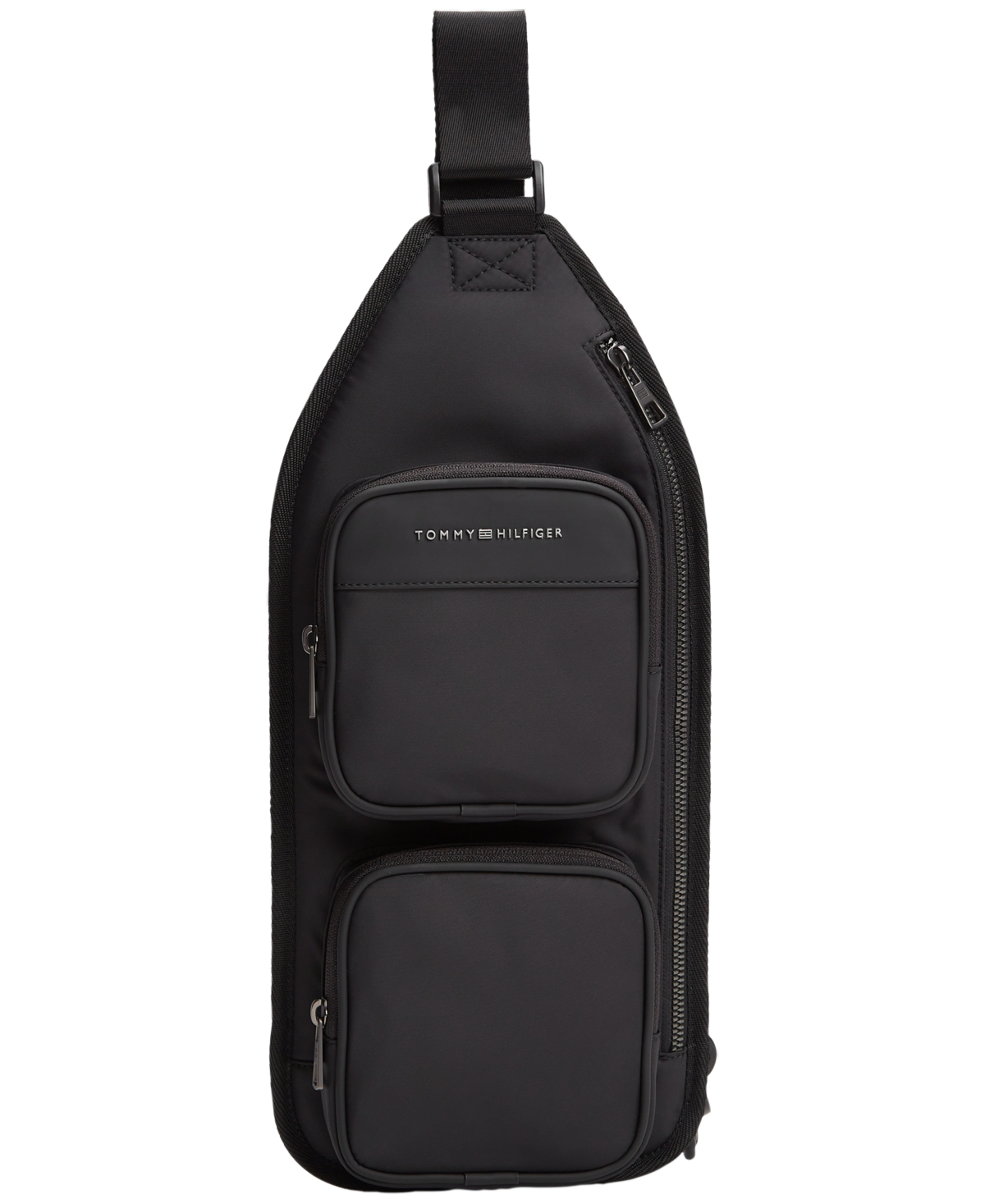 Click here for Tommy Hilfiger Mens Single Strap Sling Bag - Black prices