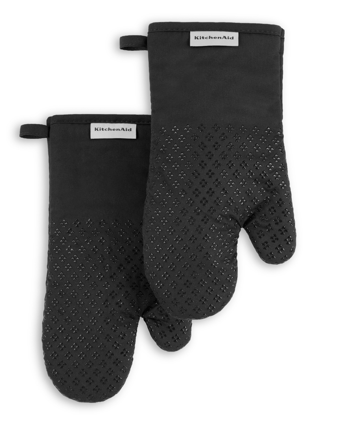 Click here for KitchenAid Asteroid Oven Mitt Set  2 Piece - Black prices