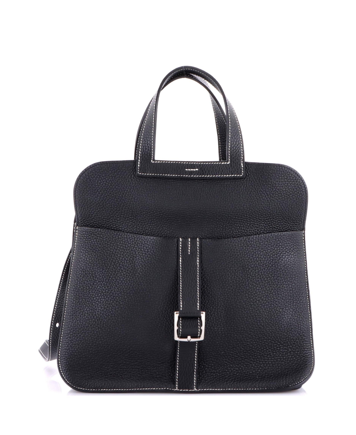 Click here for Pre-Owned HERMES 31 Halzan Bag Clemence - Black prices